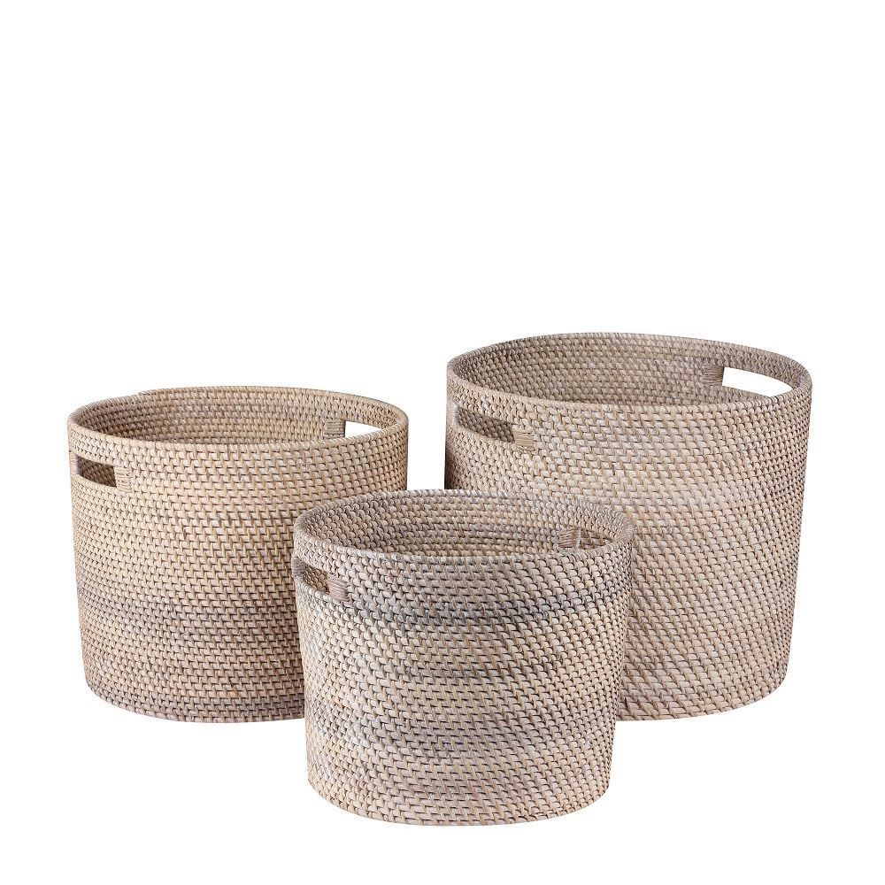 Rattan Sepet Beyaz H:25 cm - Cumba Selection